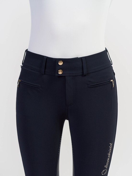 Samshield Breeches Clara Full Grip Champagne - White - Maat M | bol