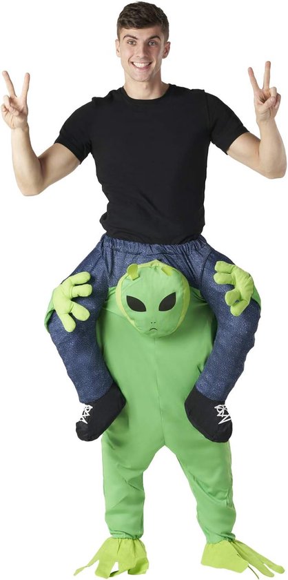 Carnaval Kostuum - Alien - Onesize - Carnaval Pak - Halloween Kostuum ...