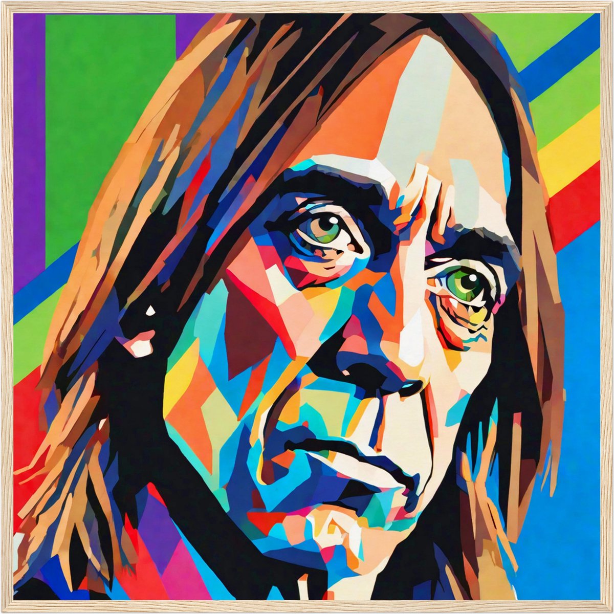 iggy pop poster | iggy pop posters | 50 x 50 cm | pop art streetart ...
