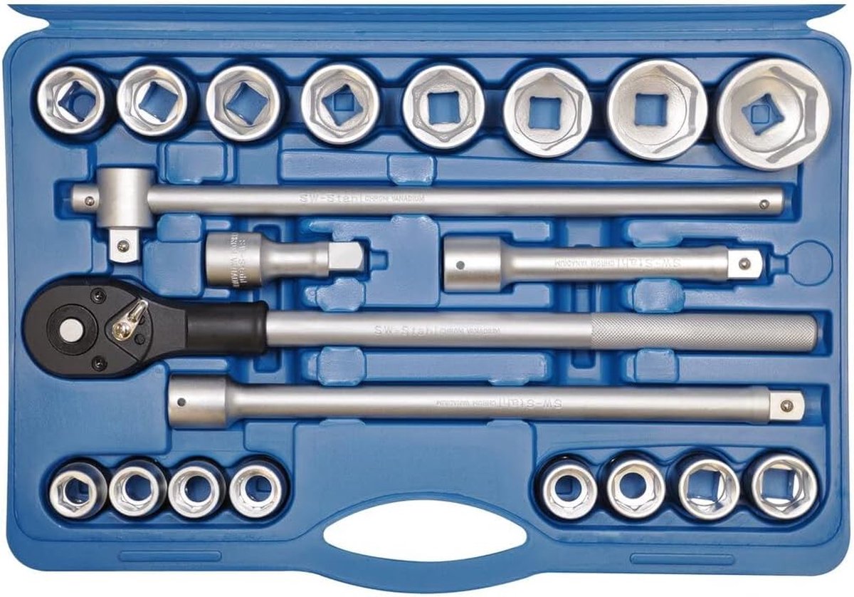 SW-Stahl 07660L dopsleutelset I 21-delig I 3/4 inch I ...