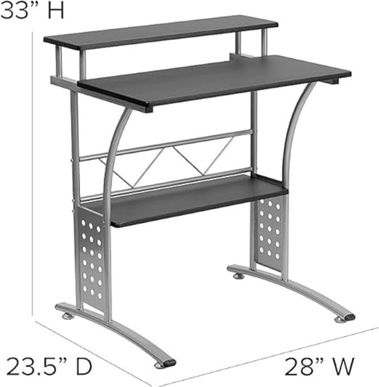 monitorstandaard, pc-tafel, gamingtafel voor thuiskantoor, Bureau ...