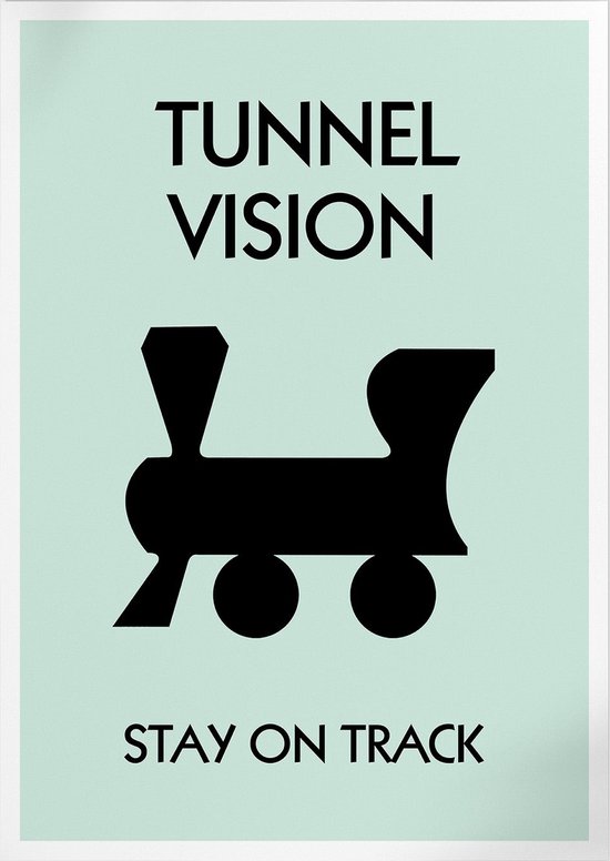 Tunnel Vision (Monopoly) | Poster | A3: 30 x 40 cm | bol