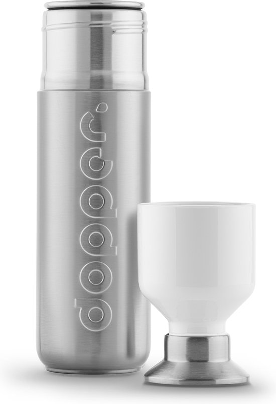 Dopper Steel Limited Edtion Drinkfles - 490 ml - Silver | bol