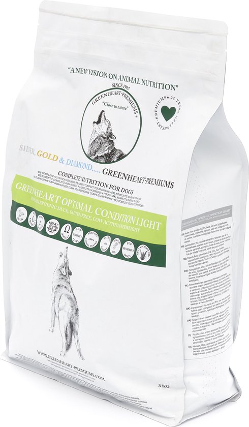 Greenheart hondenvoer Optimal Condition Light 3 kg - Hond | bol