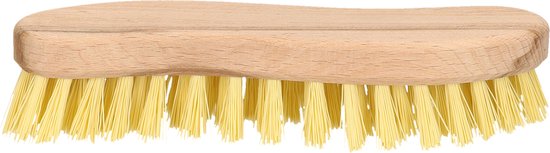 Schrobborstel - hout - ergonomisch - s-vorm - 20 cm - schrobber ...