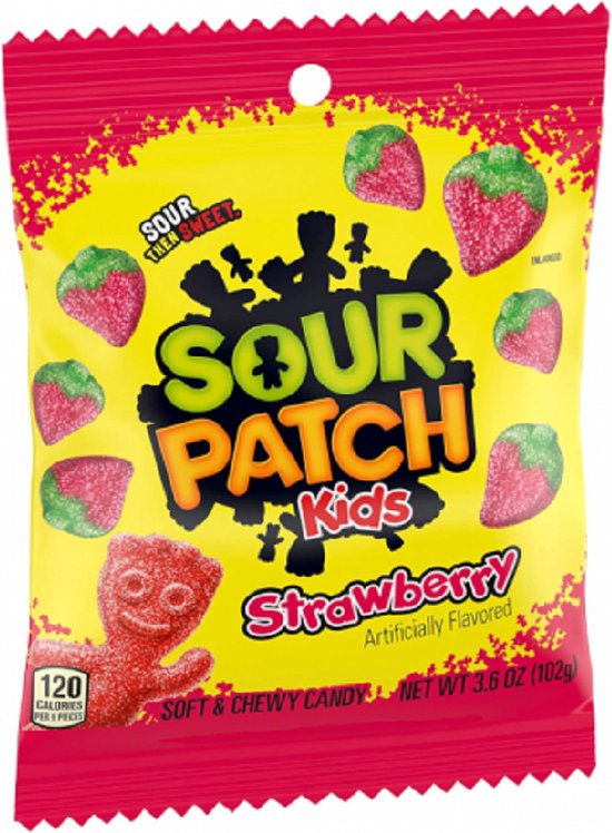 Sour Patch Kids Strawberry (12 x 102g) | bol