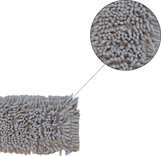 Dweildoek Microvezel - 42 x 13 cm - Licht Grijs - Universele Dwijl ...