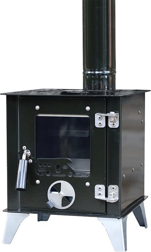KMP02 Sabah Tiny Camping Houtskachel – Zwart– Outdoor- Draagbaar Kachel ...