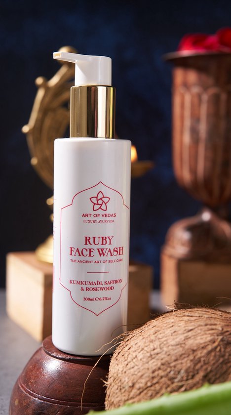 Art of Vedas Ruby Face Wash - Ayurvedische Verzorging - Sulfaatvrij ...