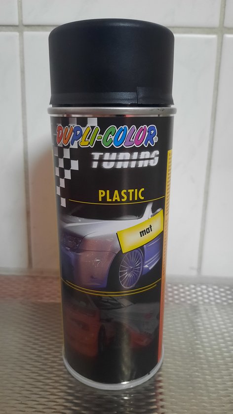 Duplicolor - Kunststoflak - Mat Zwart - 400 ml- Spuitbus | bol