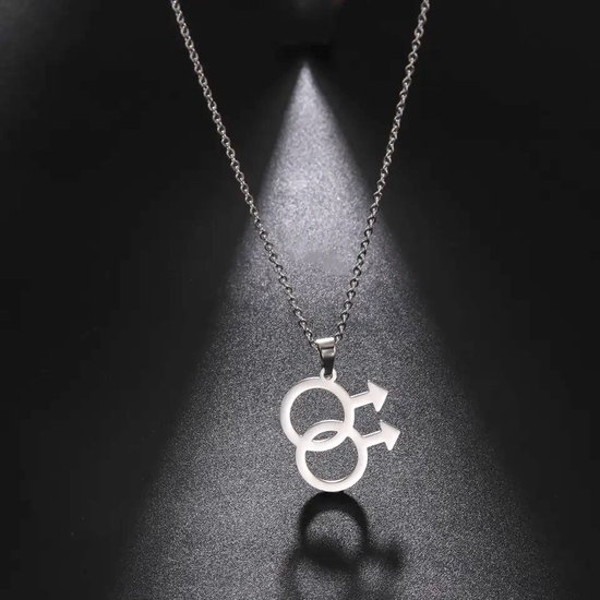 GoedeDoelen.Shop | Ketting Man Man | Statement Ketting | Same Sex ...