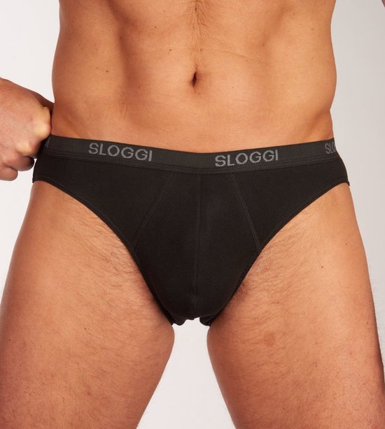 sloggi men Basic Heren Mini slip - Zwart - Maat S | bol