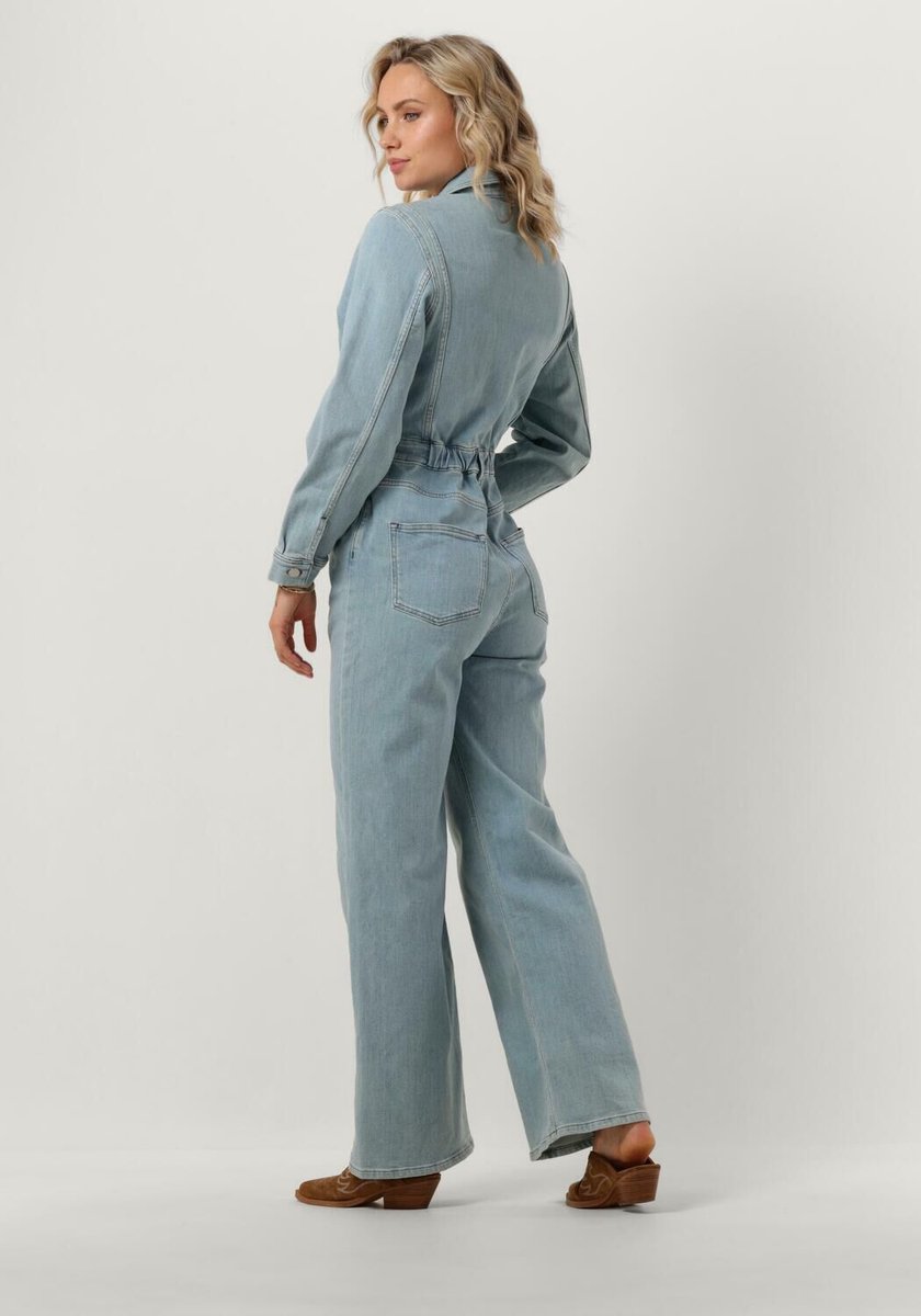 Another Label Lauren Denim Jumpsuit L/s Jumpsuits Dames - Blauw - Maat L | bol