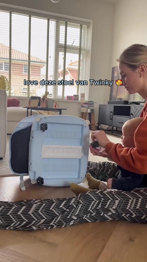 Twinky® Kinderstoel – 2-in-1 Kinderwagen Set – Blauw – Inklapbare ...