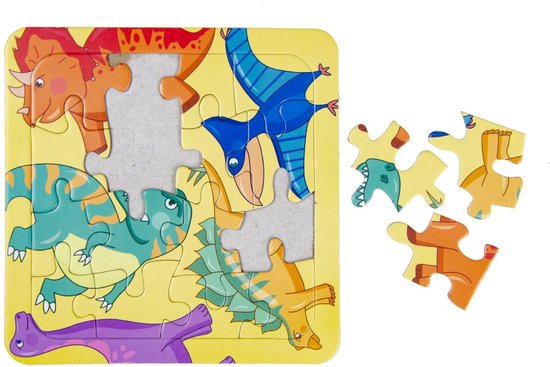 Dino Puzzel 3 STUKS - Puzzels - Legpuzzels - STEM - Educatief | bol