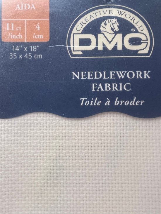 Borduurstof - Voorgesneden Aïda (Toile prédécoupée Aïda) -stof- DMC | bol