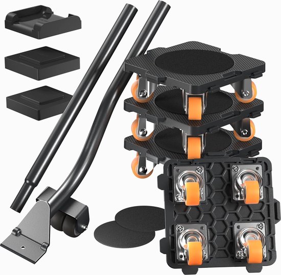 Meubeltransportwielen, set meubellifter en transportwielen voor zware ...