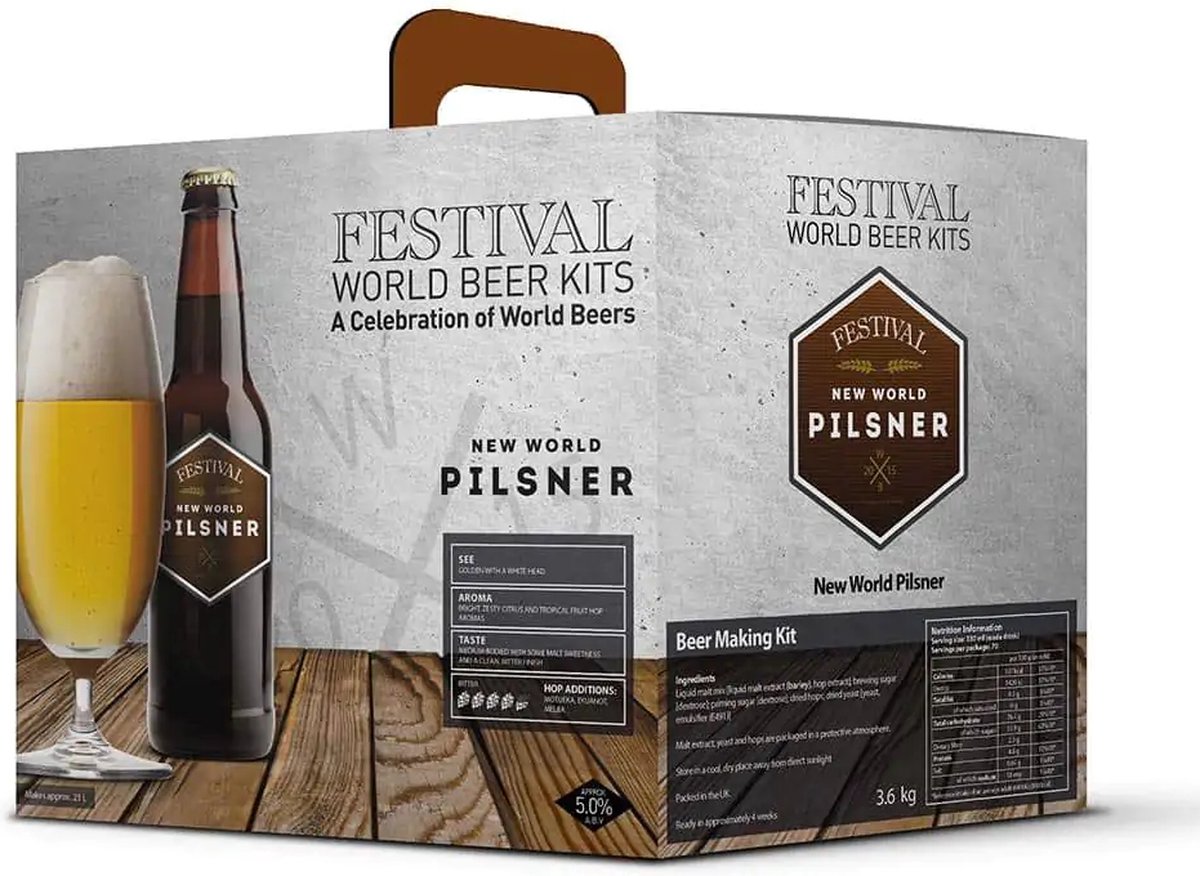 Festival World - Bierpakket - New World Pilsner | bol