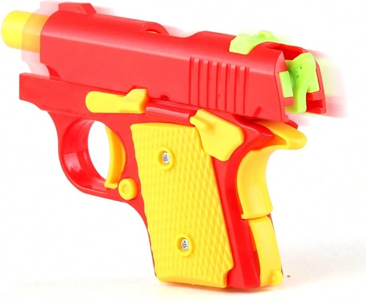M1911 Fidget Stress Relieve Adult/Kids Toy Pistol 3D Printed 14+ Red | bol