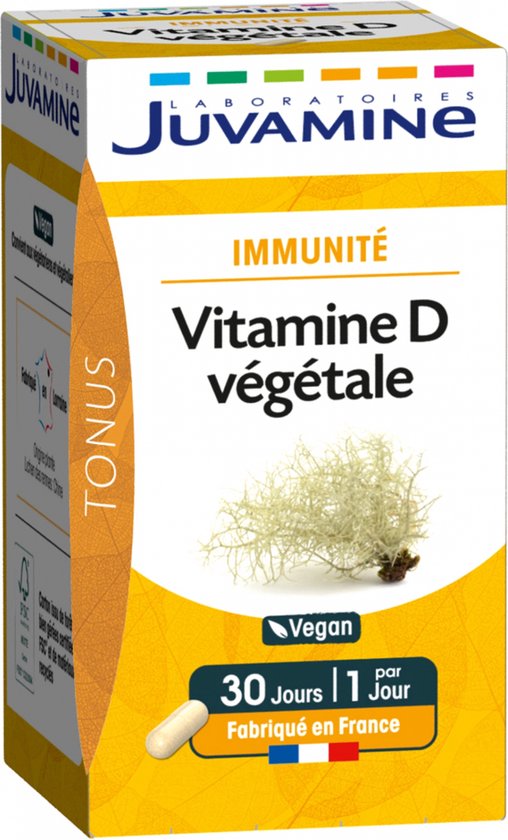 Juvamine Immuniteit Vitamine D Plant 30 Capsules | bol