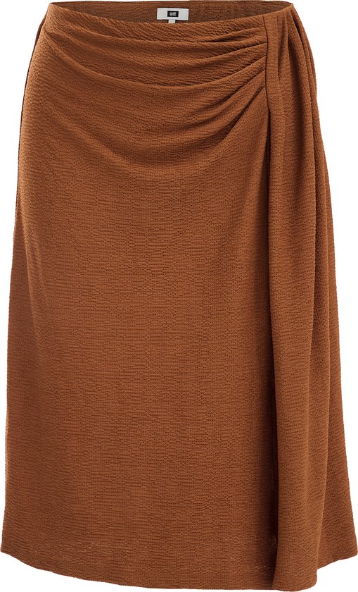 WE Fashion Dames rok met structuur - Curve | bol