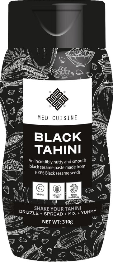 MED CUISINE Zwarte tahini 310 gram | bol
