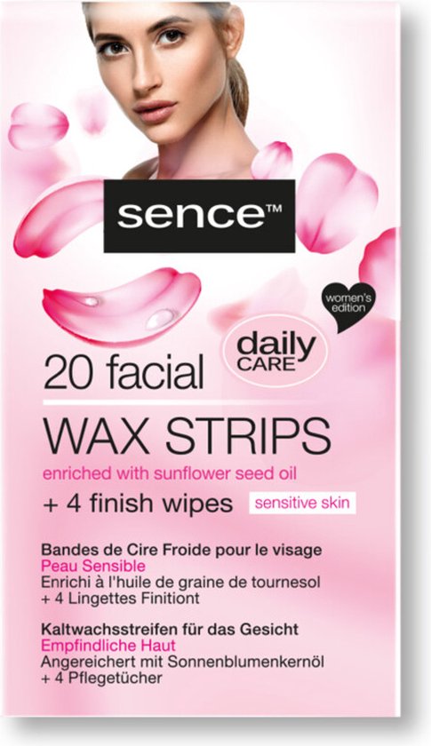3x Sence Wax Strips voor het Gezicht 20 stuks | bol
