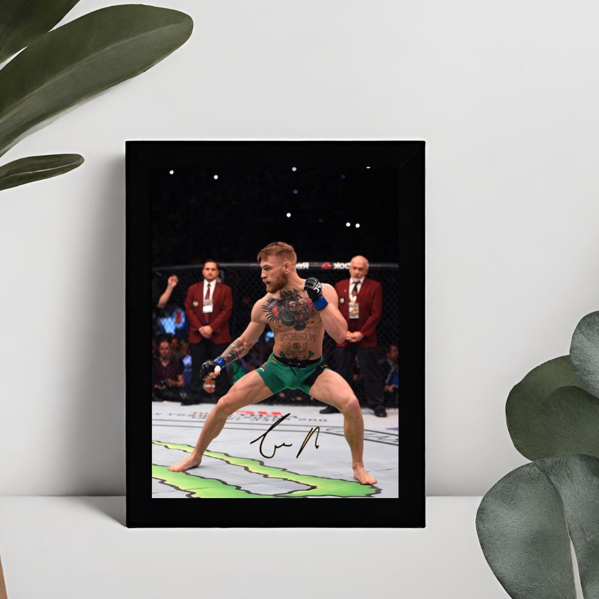 Conor McGregor Kunst - Gedrukte handtekening - 10 x 15 cm - In Klassiek ...