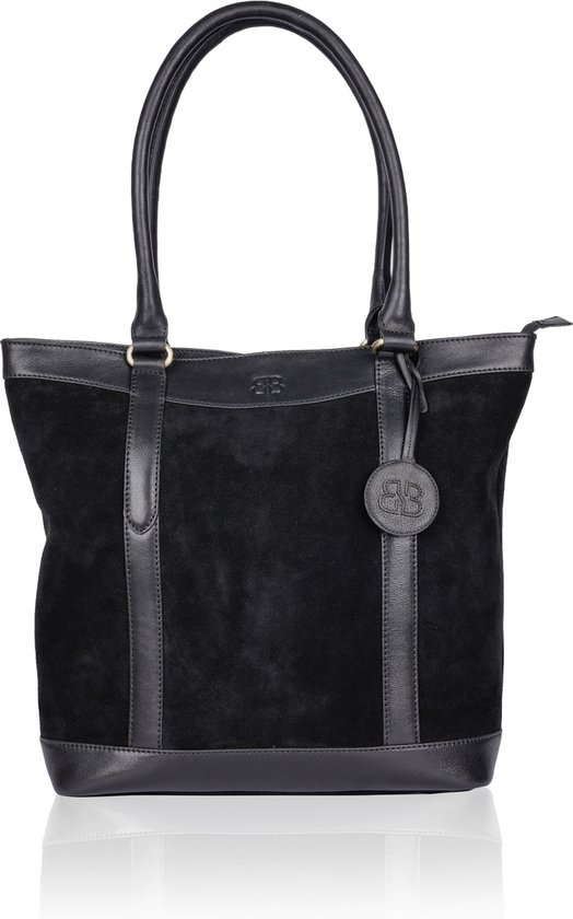 leren dames shopper Ember (suède) | bol
