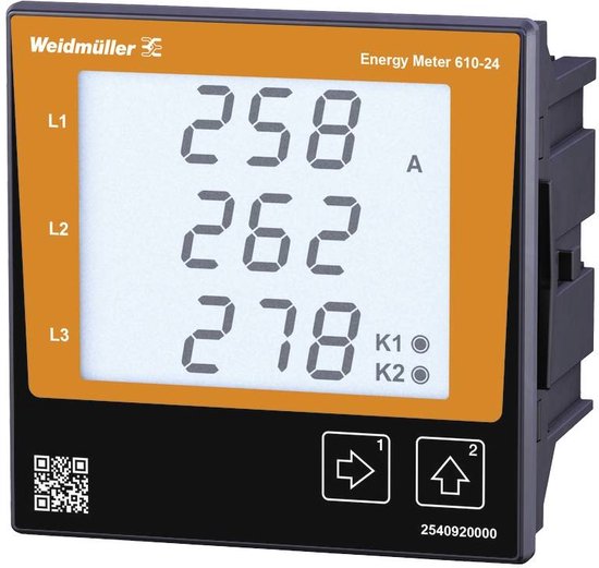 Weidmüller ENERGY METER 610-24 Digital rack-mount meter | bol