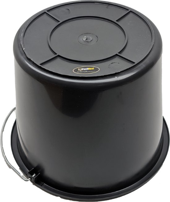 10 x Zwarte emmer - Stevig hengsel - Emmer - Dazenval emmer | bol