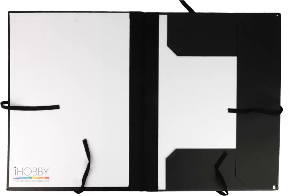 Mapac Retro Portfolio tekenmap A3 Zwart | bol