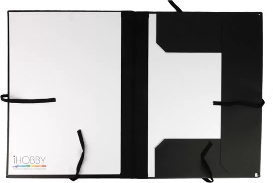 Mapac Mapac Retro Portfolio tekenmap A3 Zwart. | Games | bol