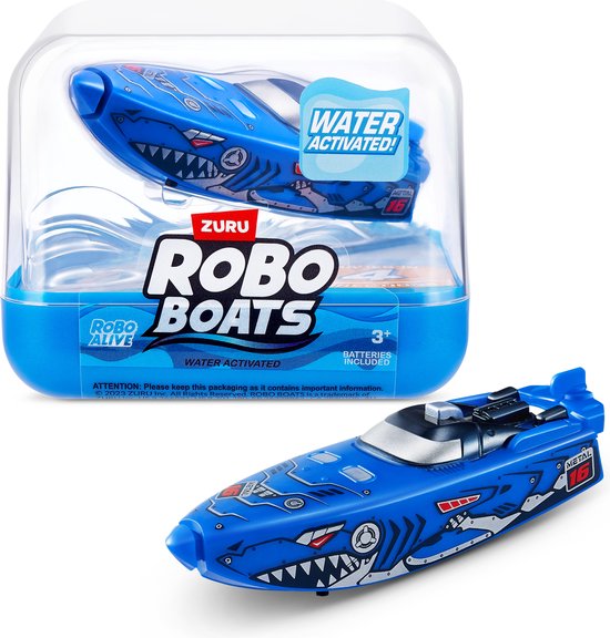 ZURU - Robo Alive - Robo Boats - 7cm - Robo Shark | bol