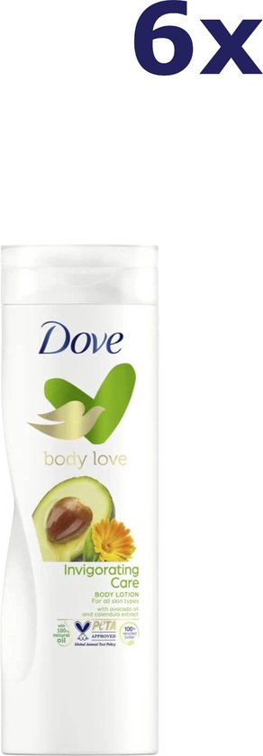 6x Dove Bodylotion – Invigorating Ritual Avocado 400 ml | bol