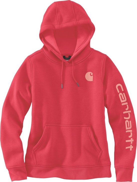 Carhartt Damen Logo Sleeve Graphic Sweatshirt Bittersweet-XS | bol