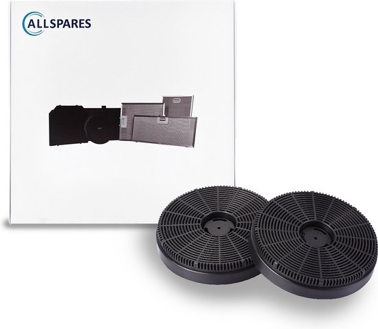 AllSpares Koolstoffilter (2 St.) voor Afzuigkap geschikt voor GoodHome ...