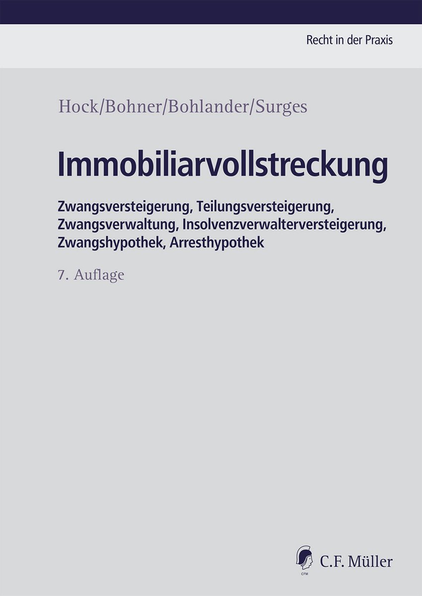 Immobiliarvollstreckung (ebook), Rainer Hock | 9783811489325 | Boeken | bol