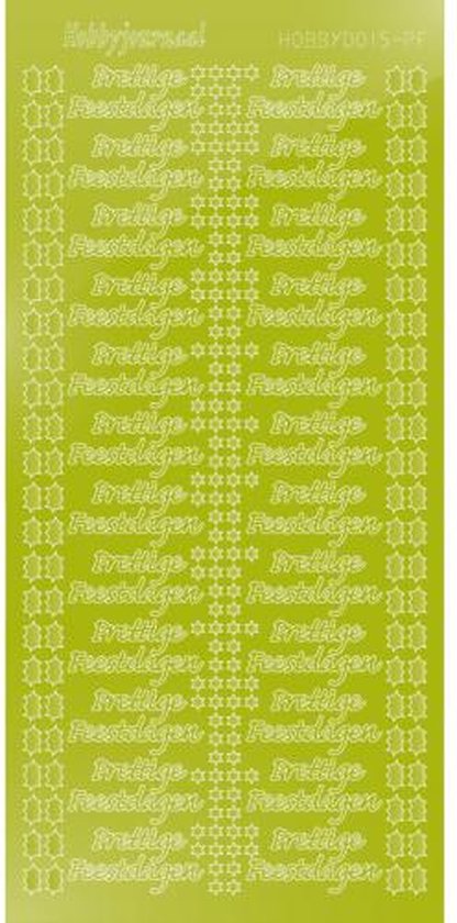 Hobbydots sticker PF - Mirror Leaf Green 10 stuks | bol