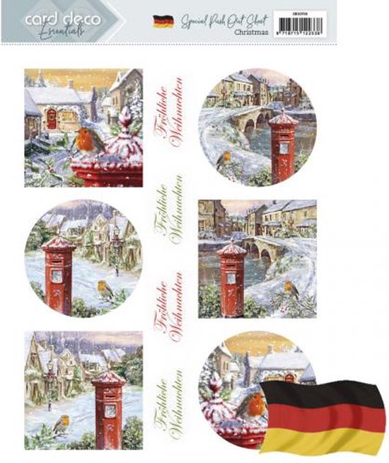 Push Out Scenery - Card Deco Essentials - Christmas - Deutsch | bol