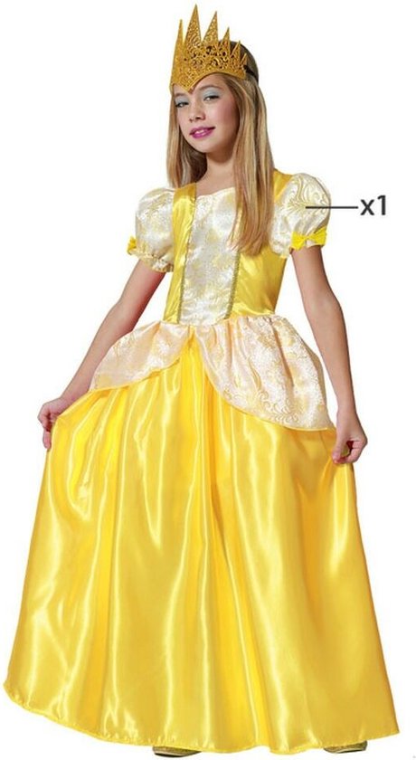 Kinderkostuum Gouden Fantasie - 10-12 Jaar | bol