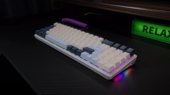 FREEWOLF K65 Mechanisch Gaming Toetsenbord - Side RGB light - 78keys ...