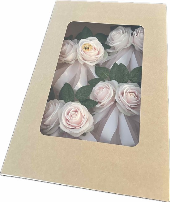 LINA POEDER ROZE Handvatten Decoratie - Trouwauto Versiering - Poeder ...