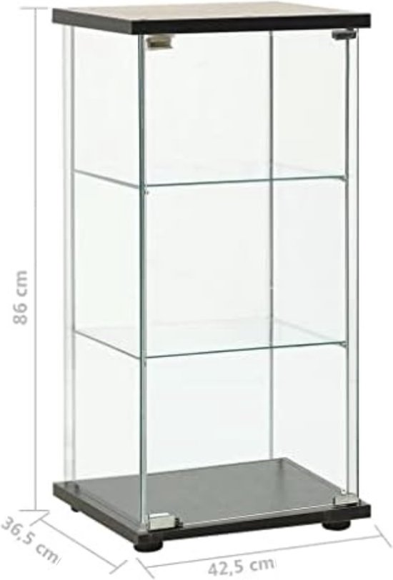 Vitrinekastje - Vitrine Box - Zwart | bol