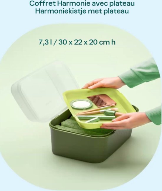 Tupperware Harmoniekistje met plateau | bol