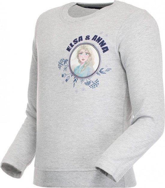 Disney - Frozen - Elsa en Anna - Sweater - Hologrampatroon - 100% katoen - 98/104 | bol