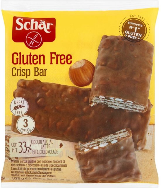 12x Schar Reep Crisp Bar 105 gr | bol