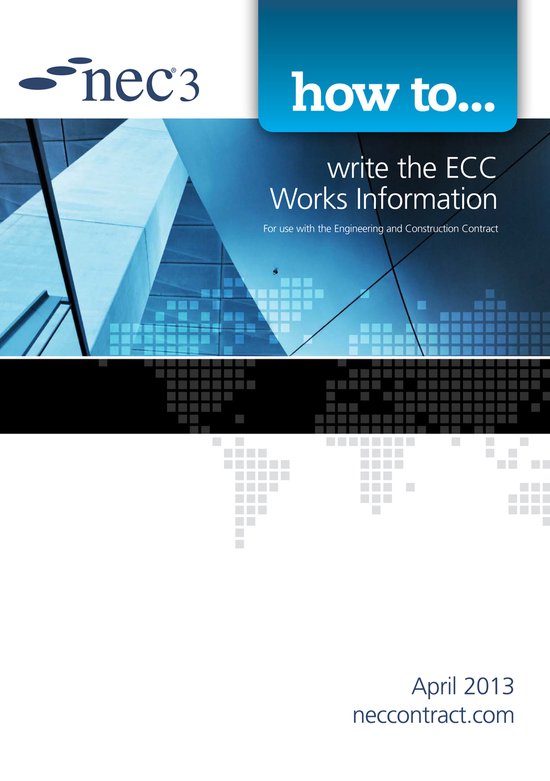 How to Write the ECC Works Information | 9780727759078 | Nec | Boeken | bol