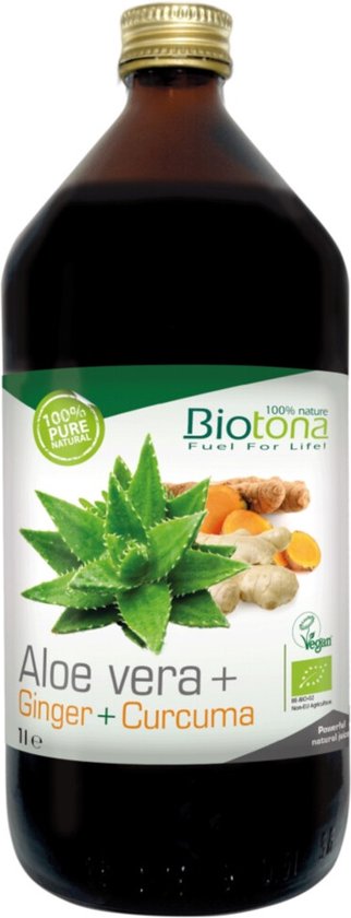 Biotona Biologisch Sap Gember en Kurkuma 1000 ml | bol