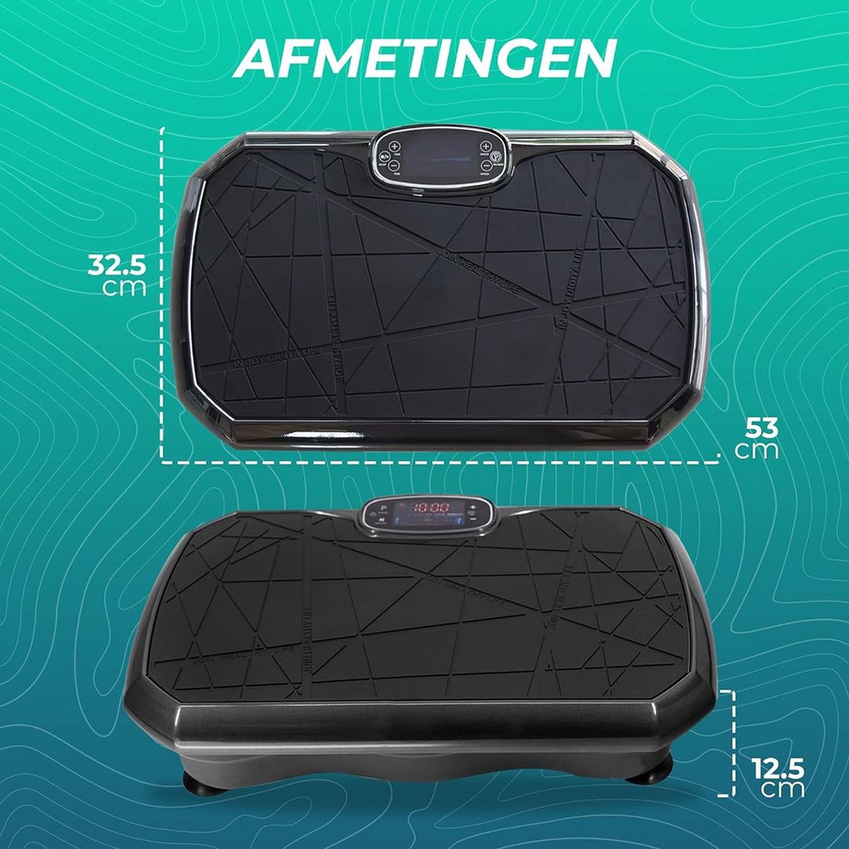 Trilplaat Fitness – Met Bluetooth Speaker – Trilplaat Vermageren ...